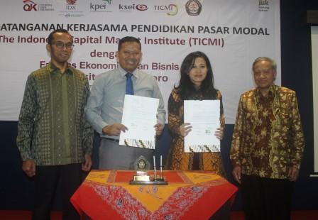 TICMI Gandeng FEB Undip Untuk Mengembangkan Profesi Pasar Modal ...